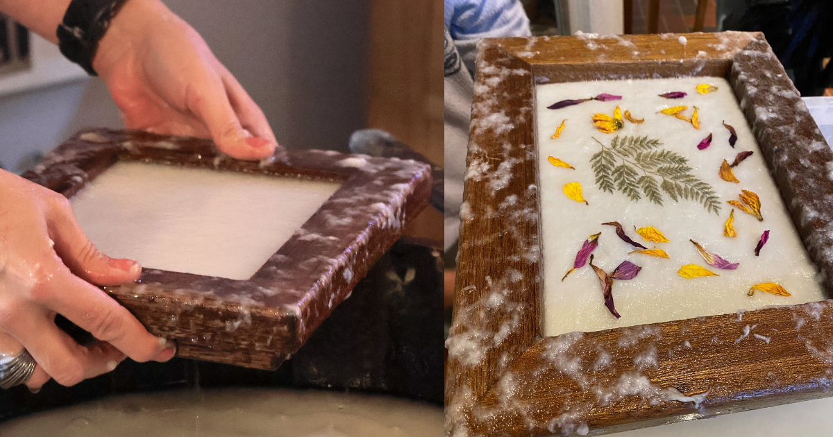 Ambachtelijk papierscheppen van 100% oude lompen (linnen-katoen ...